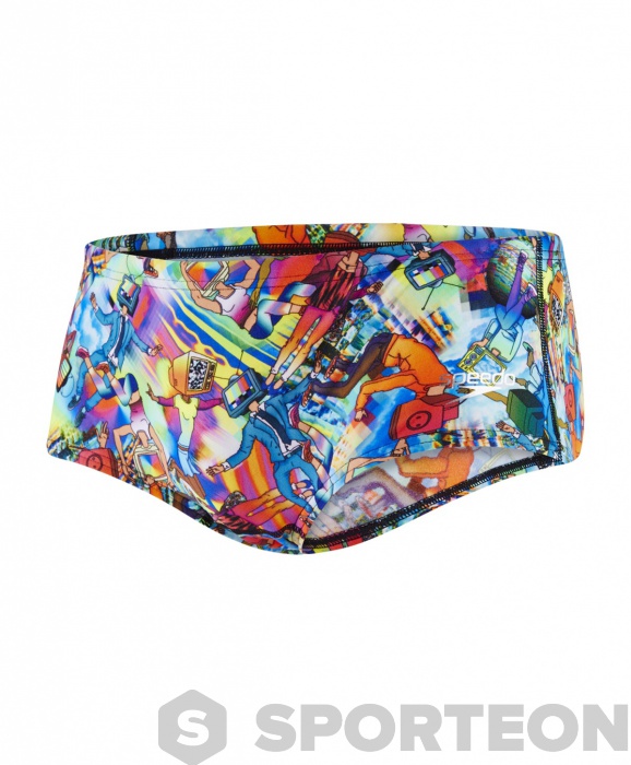 Speedo Glow Ball 14cm Allover Brief Junior Pink/Spearmint/Bondi ...